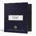 Modern Real Estate Property Listings Binder | Zazzle