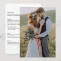 Modern Real Vellum Overlay Photo Wedding Details Invitation | Zazzle