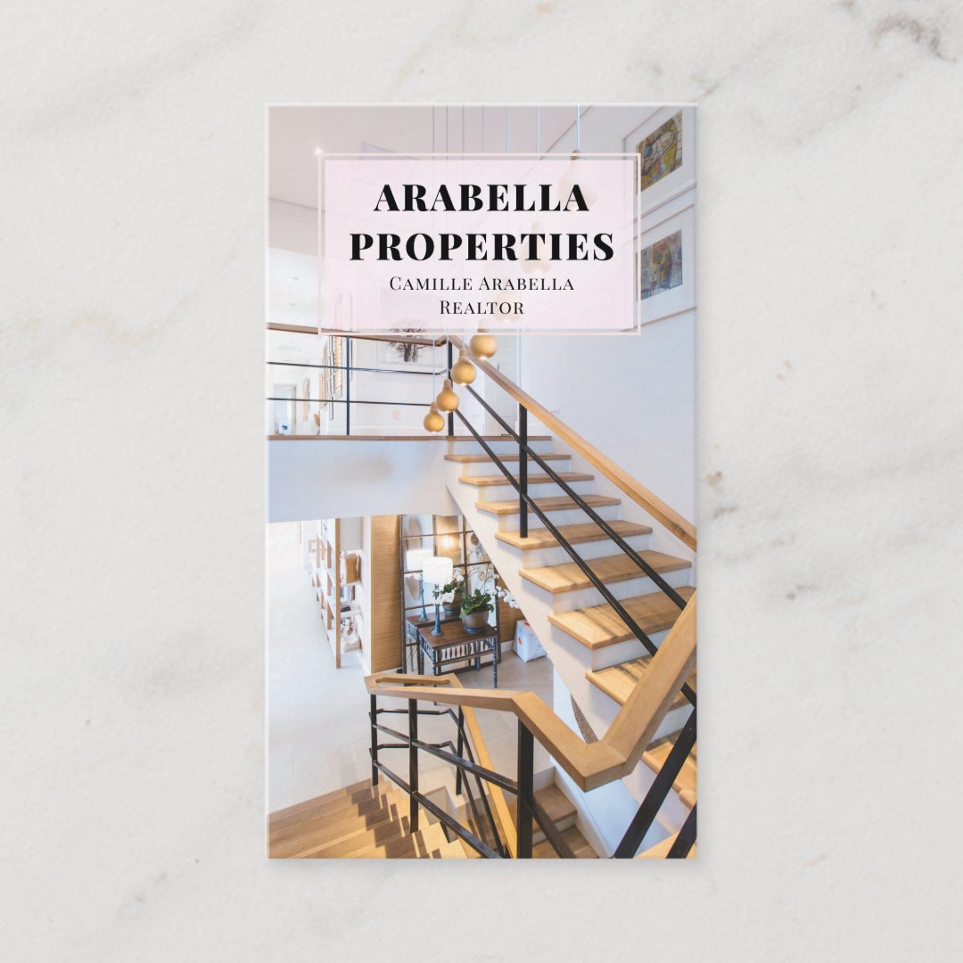 Modern Realtor Real Estate Business Card | Zazzle