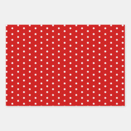 Modern Red Christmas Gift Wrapping Paper | Zazzle