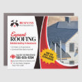 Modern Red Expert Reliable Roofing Repair Shingle Car Magnet | Zazzle