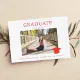 Modern Red Graduation Party Photo Invitation | Zazzle