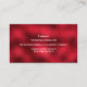 Modern Red Loan Signing Agent Business Card | Zazzle