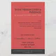 MODERN RED NAVY PHOTO TEMPLATE CLASSES WORKSHOP FLYER | Zazzle