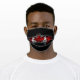 Modern Red White Canada Flag Maple Leaf Fireworks Adult Cloth Face Mask ...