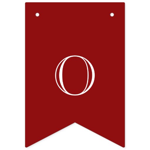 Modern Red & White Congratulations Bunting Flags | Zazzle