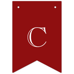 Modern Red & White Congratulations Bunting Flags | Zazzle