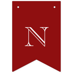 Modern Red & White Congratulations Bunting Flags | Zazzle