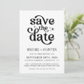 Modern Retro Save The Date | Wedding Invite | Zazzle