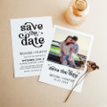 Modern Retro Save The Date | Wedding Invite | Zazzle