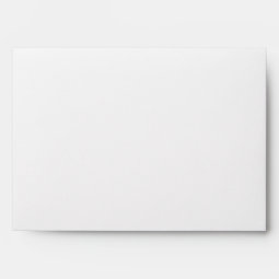 Modern Return Address on Back Flap Envelope | Zazzle