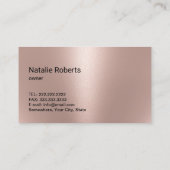 Modern Rose Gold Cleaning Service Floral Mop Business Card | Zazzle