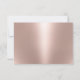 Modern Rose Gold Song Request Wedding RSVP | Zazzle
