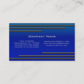 Modern Royal Blue Business Card | Zazzle