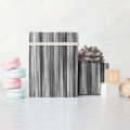 Modern rustic black gray wood grain pattern wrapping paper | Zazzle