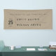 MODERN RUSTIC KRAFT TYPOGRAPHY WEDDING WELCOME BANNER | Zazzle