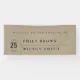 MODERN RUSTIC KRAFT TYPOGRAPHY WEDDING WELCOME BANNER | Zazzle