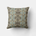 Modern Rustic Native Tribal Art Pattern Cabin Outdoor Pillow | Zazzle