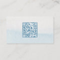 Modern Rustic Ocean QR Code Baby Registry Enclosure Card | Zazzle