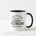 Modern Rustic Personalized Family Reunion Mug | Zazzle