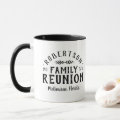 Modern Rustic Personalized Family Reunion Mug | Zazzle
