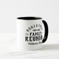 Modern Rustic Personalized Family Reunion Mug | Zazzle