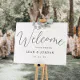 Modern Rustic Script Wedding Welcome Sign | Zazzle