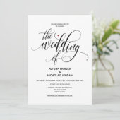 Modern Rustic Wedding Invitation Card v2 | Zazzle
