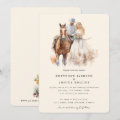 Modern Rustic Western Wedding Invitation | Zazzle