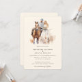 Modern Rustic Western Wedding Invitation | Zazzle