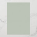 Modern Sage Green Gold Tulip Wedding Foil Invitation | Zazzle