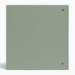 Modern Sage Green Minimalist Family Recipes 3 Ring Binder | Zazzle