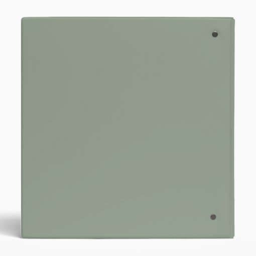 Modern Sage Green Minimalist Family Recipes 3 Ring Binder | Zazzle