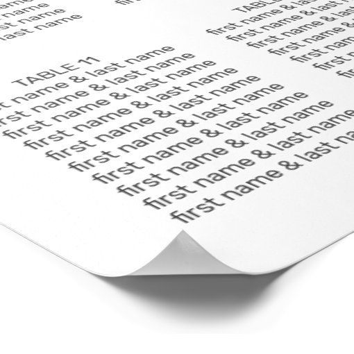 Modern Sage Greenery Wreath Floral Wedding Seating Poster | Zazzle