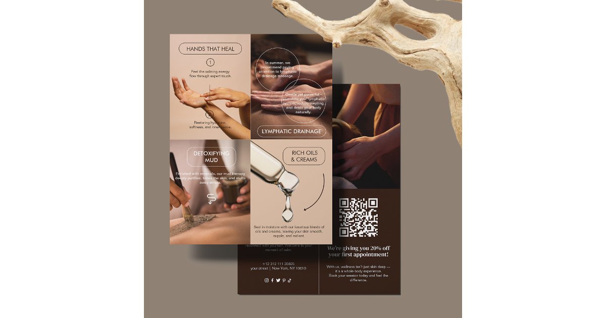Modern Salon Spa Promotion Flyer | Zazzle