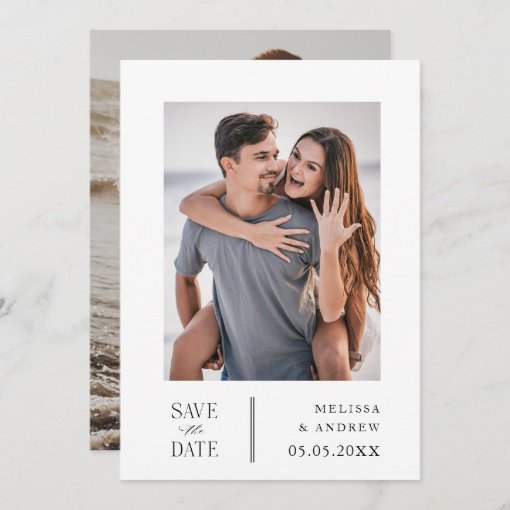 Modern Save the Date | Zazzle