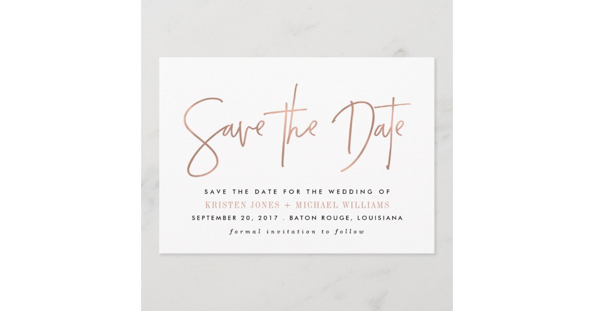 Modern Save the Date Announcements | Zazzle.com