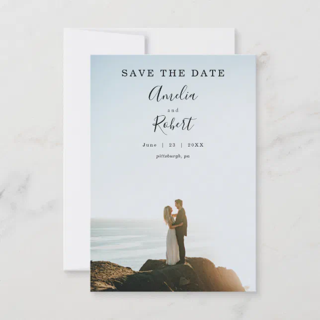 Modern Save the Date Invitation | Zazzle
