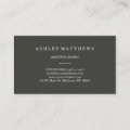 Modern School Supplies Pattern Business Card | Zazzle