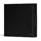 Modern Script Custom Color Minimalist Welcome 3 Ring Binder | Zazzle