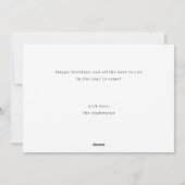 Modern Script Family Photo Happiest Holiday card | Zazzle