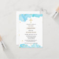 Modern script first holy communion invitation | Zazzle