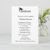 Modern,script graduation ceremony class Of 2023 Announcement | Zazzle