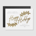 Modern Script Happy Holidays Business Holiday Card | Zazzle