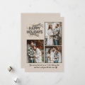 Modern Script Happy Holidays Photo Holiday Card | Zazzle