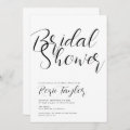 Modern Script Headline Bridal Shower Invitation | Zazzle