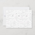 Modern Script Mathematics Formulas Graduation Thank You Card | Zazzle
