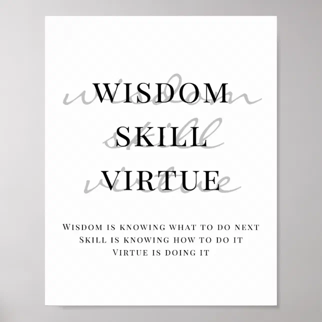 Modern Script Personalized Motivational Quote Poster | Zazzle