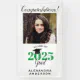 Modern Script Photo Green Vertical Graduation Banner | Zazzle