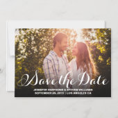Modern Script Save the Date Magnet Invitations | Zazzle
